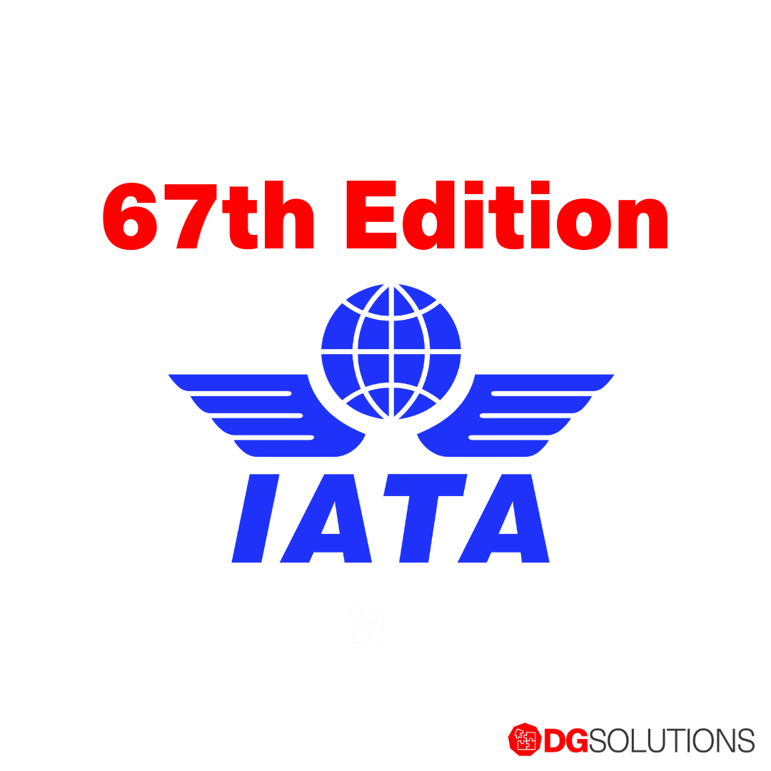 IATA Dangerous Goods Regulations 67th Edition 2026 DG Solutions IATA Dangerous Goods Regulations 67th Edition 2026 DG Solutions