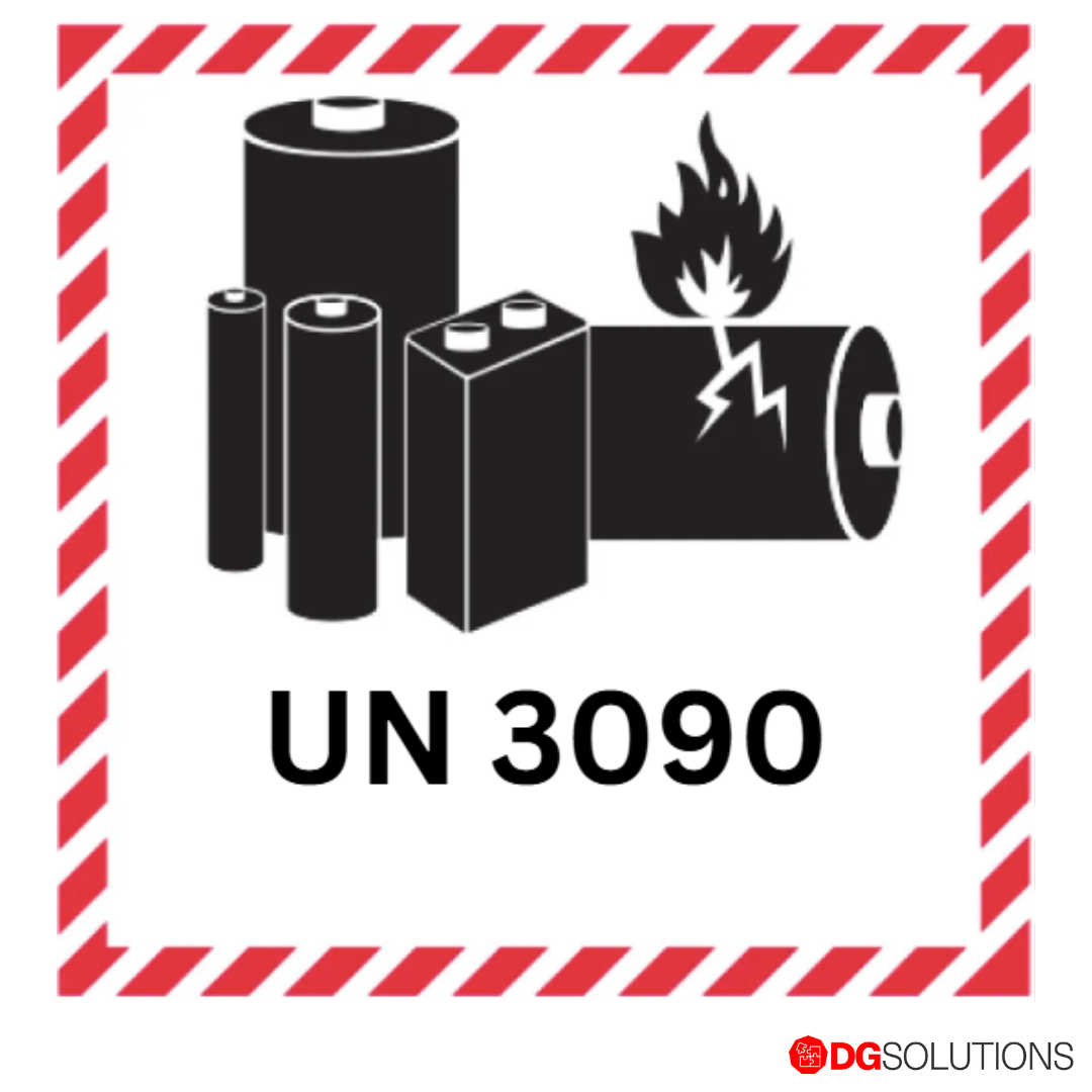 UN3090 Lithium Battery Mark Labels – Roll of 500 | DG Solutions NZ